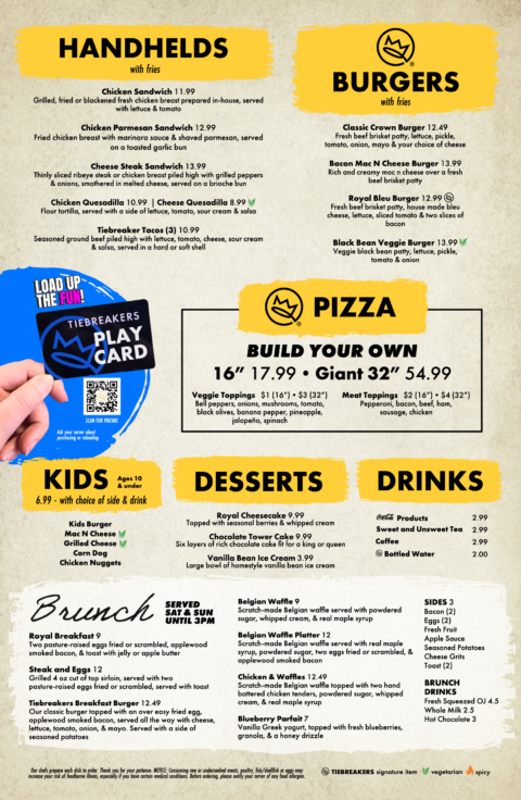 Restaurant - Tiebreakers